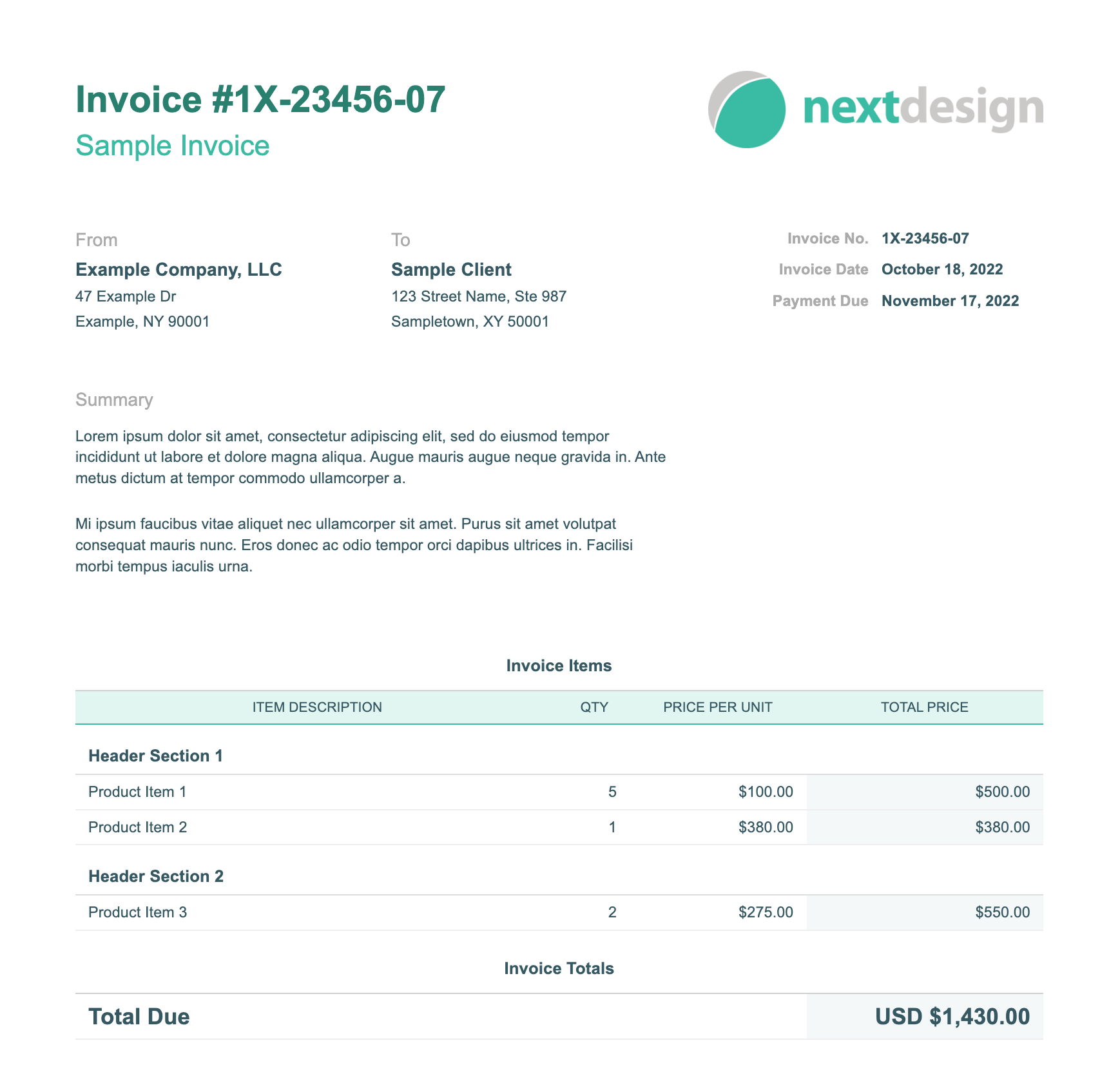 Free Invoice Templates - Customizable with HTML and CSS - Download ...